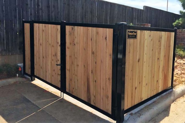 Build a Wood Fence With Metal Posts (That's Actually Beautiful)