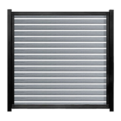 Gray Privacy Fence: A Panel Kit to Build Your Fence